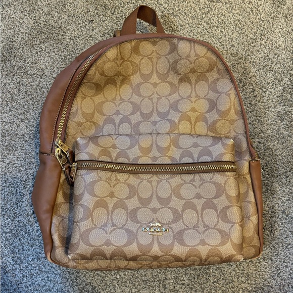 Coach | Bags | Coach Signature Canvas Backpack | Poshmark